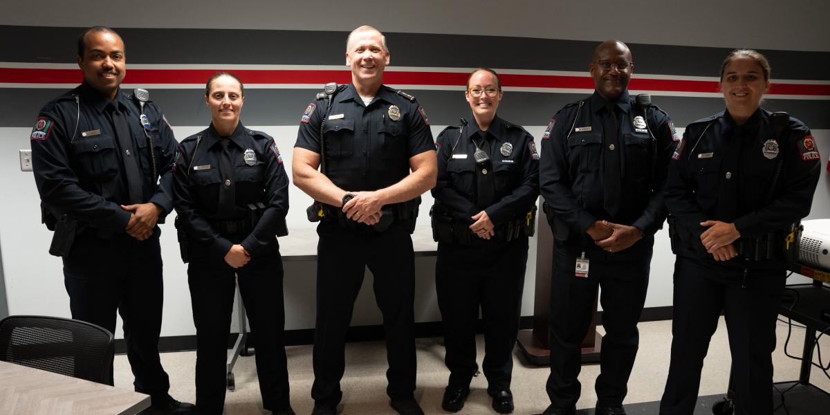 OSUPD Welcomes Five New Officers with Pinning Ceremony | Department of ...
