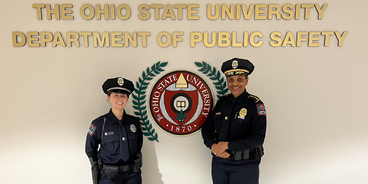 OSUPD Welcomes New Officer with Pinning Ceremony | Department of Public Safety