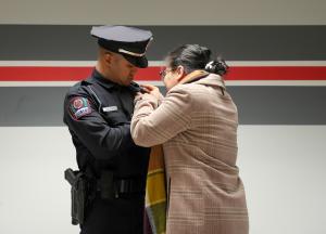 OSUPD Welcomes Two New Officers with Pinning Ceremony | Department of ...